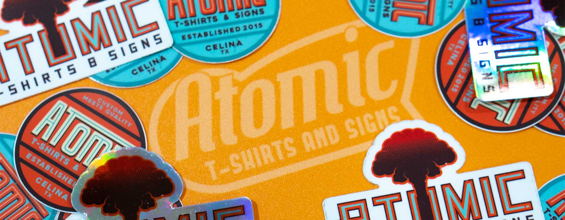 Atomic Fundraiser – Atomic T-Shirts and Signs