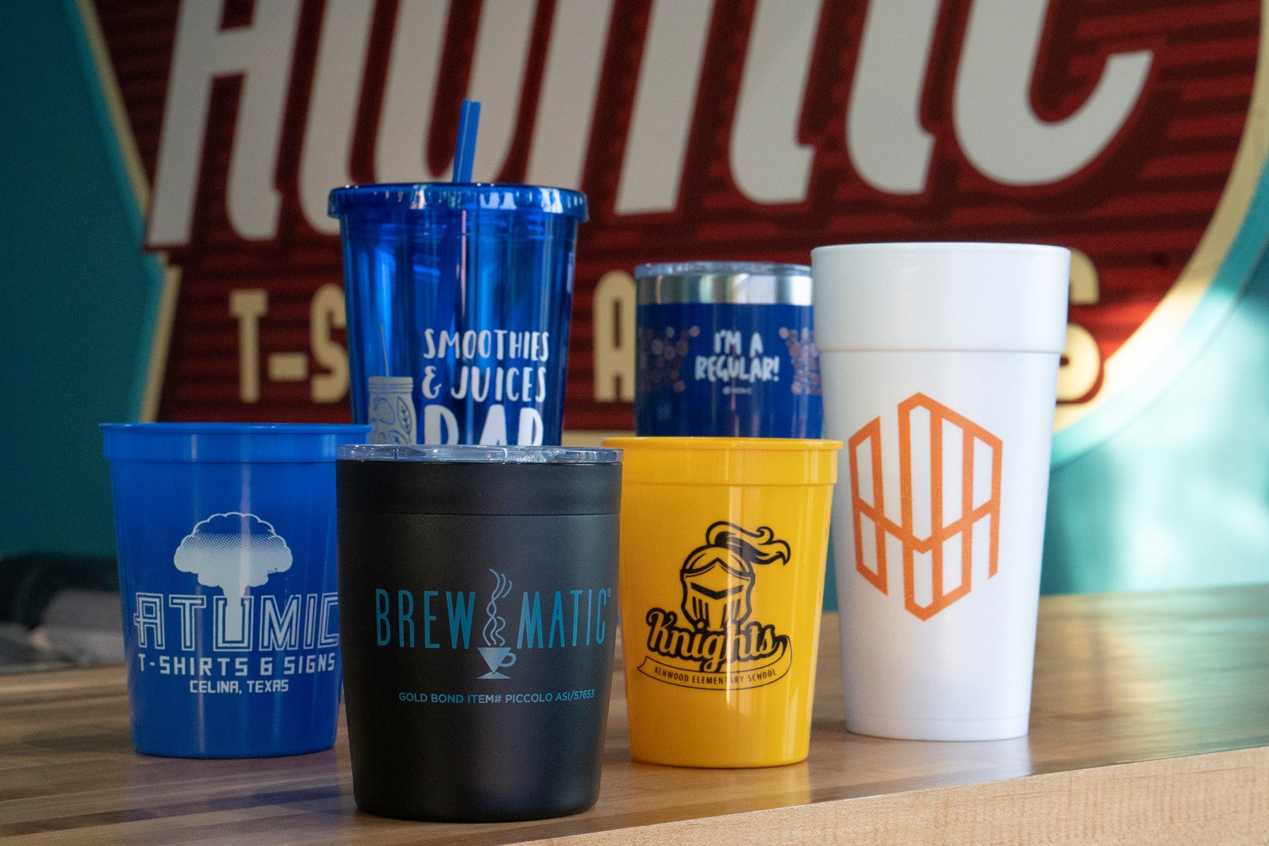 Atomic Stadium Cup – Atomic T-Shirts and Signs