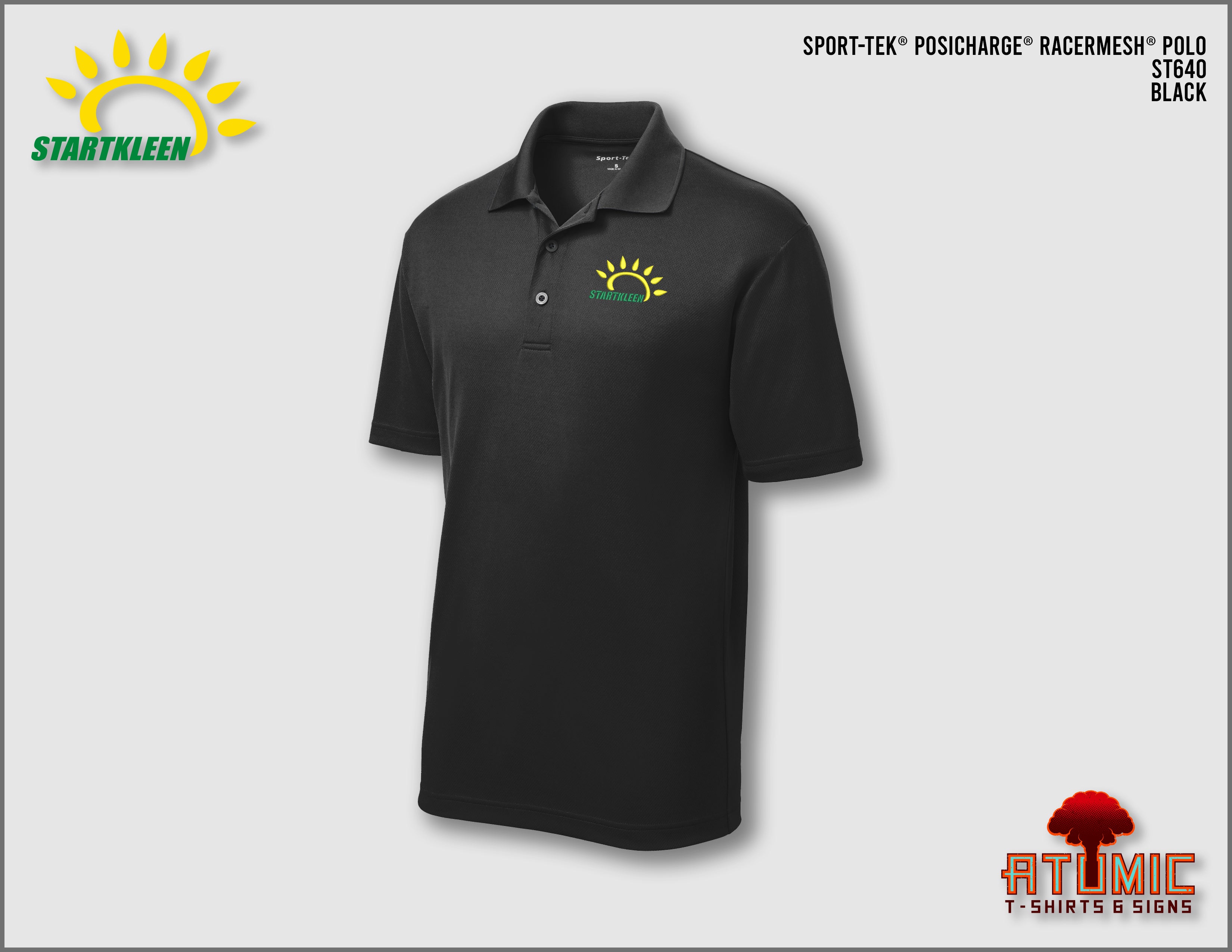 Startkleen Men's Polo Shirts – Atomic T-Shirts and Signs